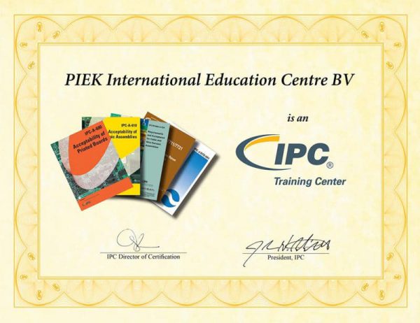 PIEK's IPC Training Center Accreditations - PIEK